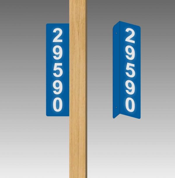 911 House Number Signs - Reflective - Canada - SafetySignPost.com